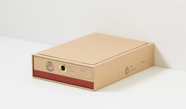 ダブルボトム ボビー クラフト-レッド | DOUBLEBOTTOM | 岩嵜紙器のオンラインショップ akeru project