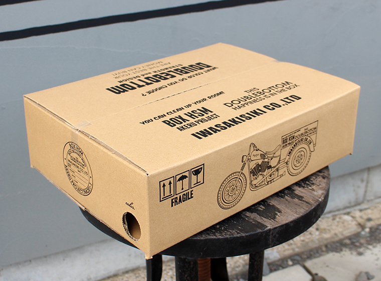 ダブルボトム ボビー ブラック-レッド | DOUBLEBOTTOM | 岩嵜紙器のオンラインショップ akeru project