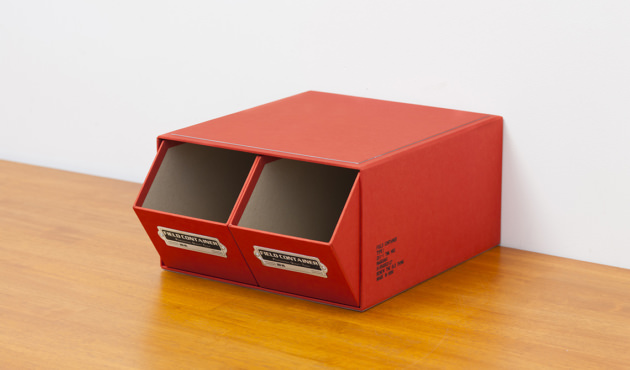 フィールドコンテナー オレンジ W | FIELD CONTAINER | 岩嵜紙器のオンラインショップ akeru project
